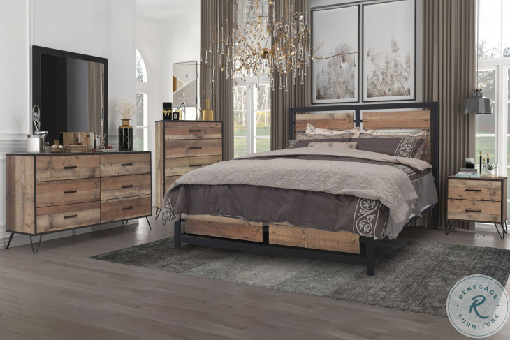 Elk River Rustic Panel Bedroom Set from New Classic | Coleman Furniture