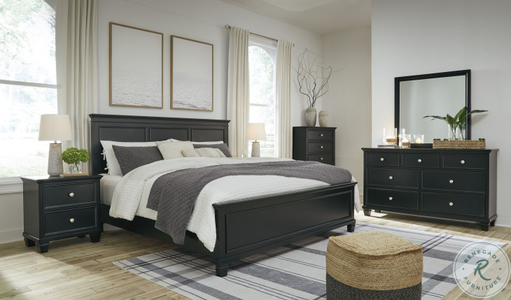 Lanolee Black Panel Bedroom Set from Ashley Furniture | Coleman Furniture