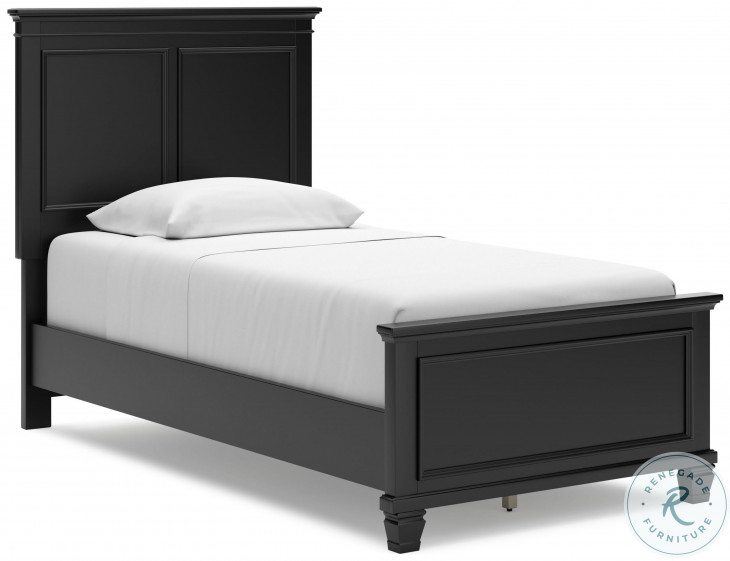 Lanolee Black Twin Panel Bed From Ashley Furniture | Coleman Furniture