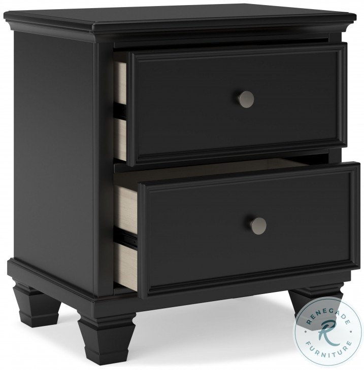 Lanolee Black Nightstand From Ashley Furniture | Coleman Furniture