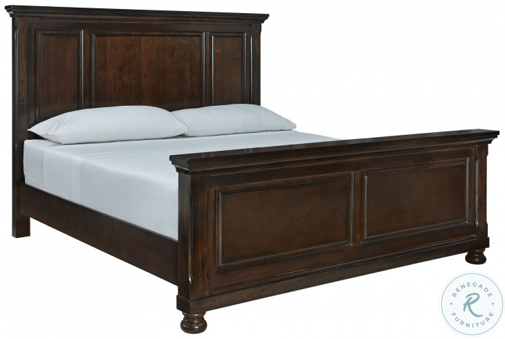 Porter Rustic Brown King Panel Bed From Ashley Furniture | Coleman Furniture