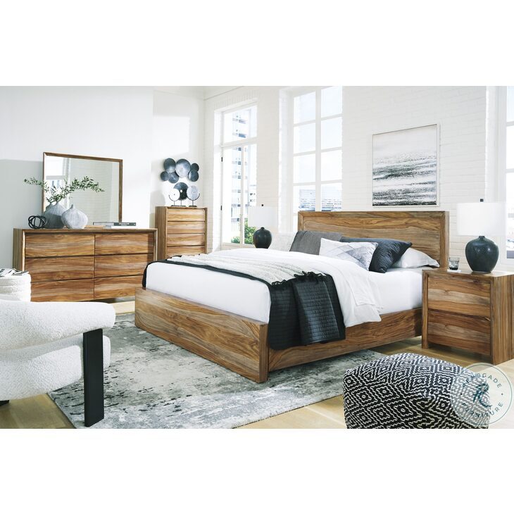 Dressonni Brown Queen Panel Bedroom Set from Ashley Furniture | Coleman ...