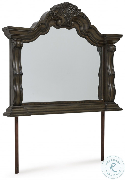 Maylee Dark Brown Mirror From Ashley Furniture | Coleman Furniture