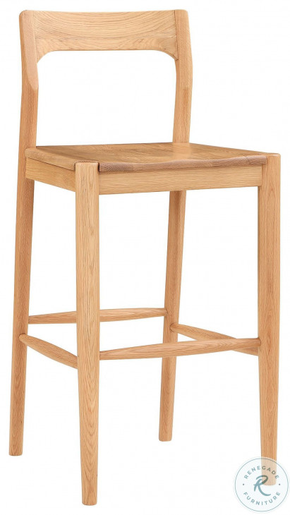 Owing Natural Bar Stool From Moes Home | Coleman Furniture