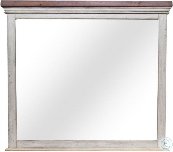 Bear Creek Rustic Ivory and Honey Mirror from Steve Silver | Coleman ...