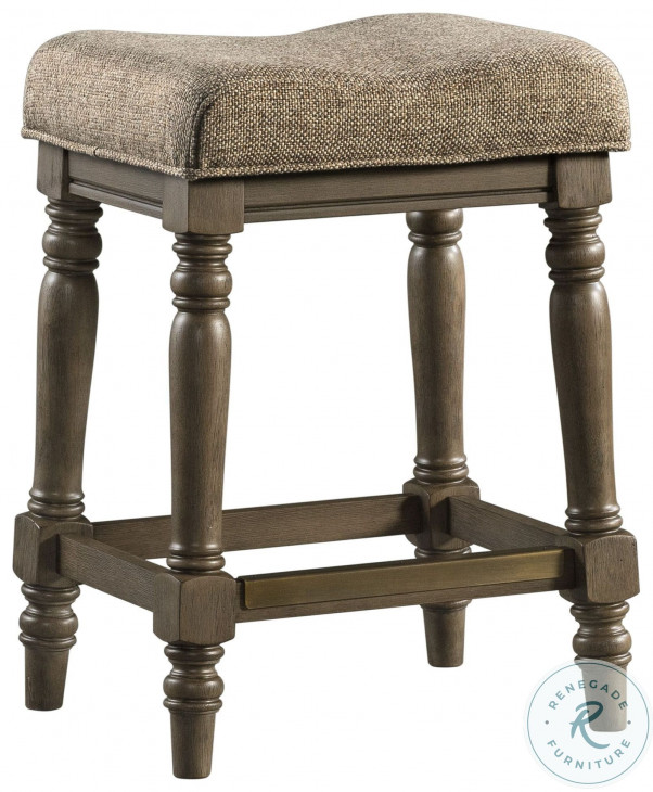 Balboa Park Roasted Oak Backless Bar Stool Set of 2 From Intercon ...