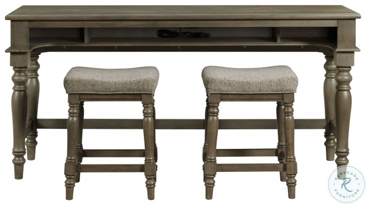 Balboa Park Roasted Oak Backless Bar Stool Set of 2 From Intercon ...