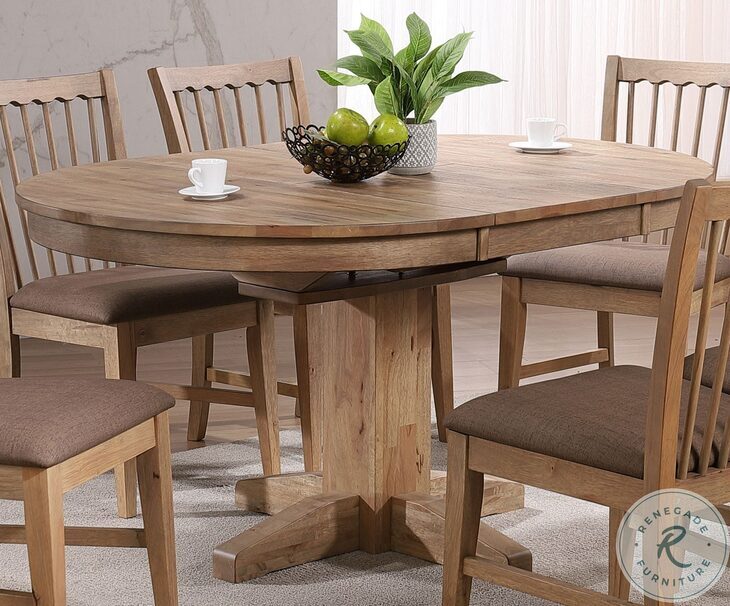 Brownstone Warm Brown 42" Round Dining Table From ECI Furniture ...
