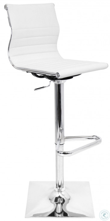 Master White Barstool from Lumisource (BS-TW-MASTER W) | Coleman Furniture