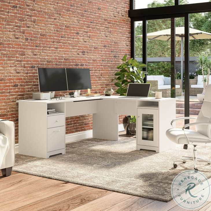 Modelo White High Back Swivel Executive Office Chair from Bush ...