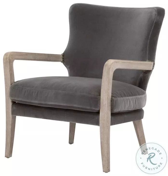 Calvin Natural Gray Club Chair From Essentials for Living | Coleman ...
