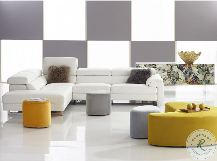 Small orange ottoman store