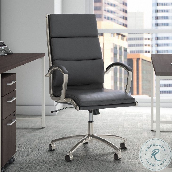 Modelo Dark Gray High Back Swivel Executive Office Chair from Bush ...