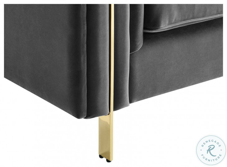 Charlene Gray Button Tufted Sofa From Steve Silver | Coleman Furniture