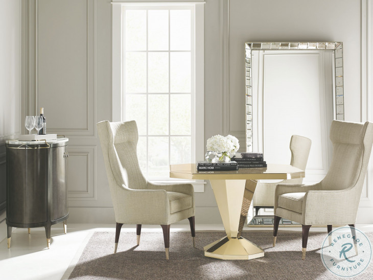 Caracole Classic Charcoal Stone Top Oval Bar from Caracole | Coleman ...