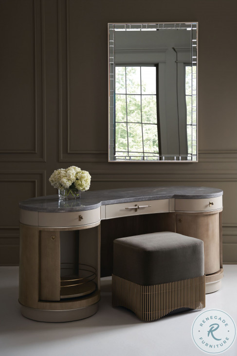 Fair Gray Armani And Dry Martini Vanity From Caracole | Coleman Furniture