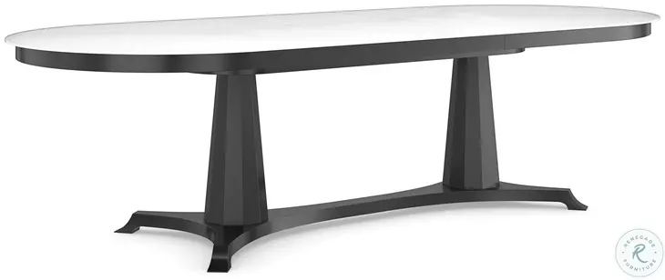 Bordeaux Almost Black Extendable Dining Table From Caracole | Coleman ...
