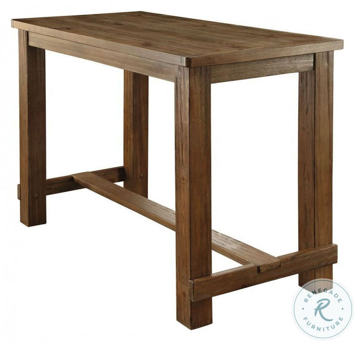 Sania Natural Tone Bar Table from Furniture of America | Coleman Furniture