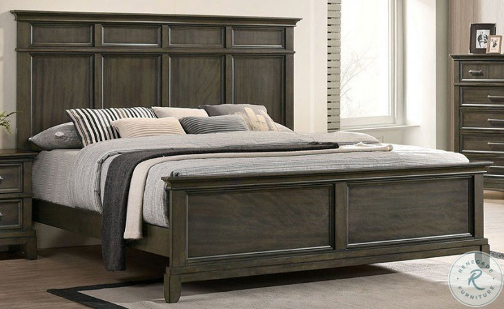 Houston Gray Panel Bedroom Set from Furniture of America | Coleman ...
