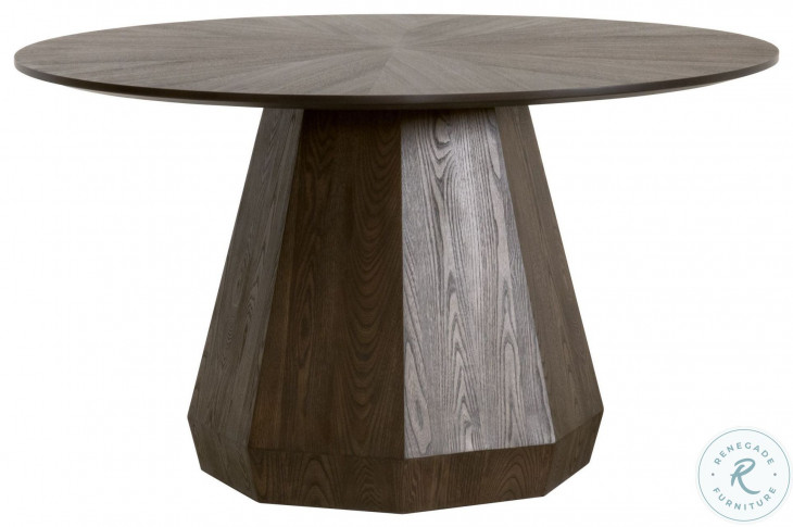 Coulter Burnished Brown 54" Round Dining Table From Essentials for ...