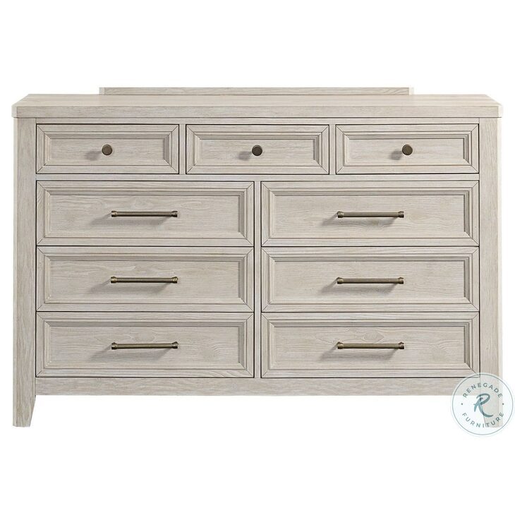 Carlson Washed Linen 9 Drawer Dresser From Intercon | Coleman Furniture