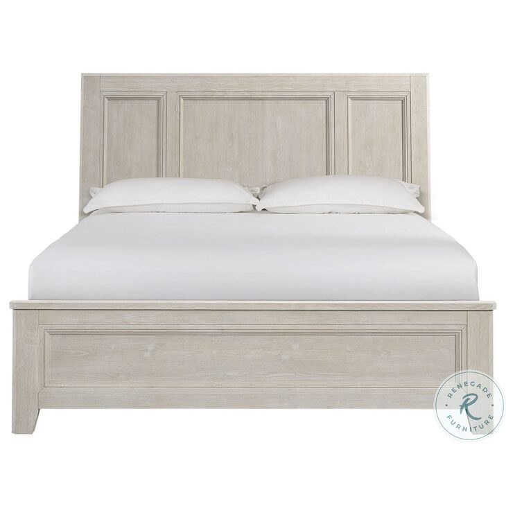 Carlson Washed Linen King Panel Bed From Intercon | Coleman Furniture