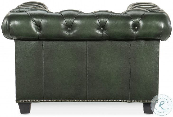 Charleston Black Tufted Leather Chair From Hooker | Coleman Furniture