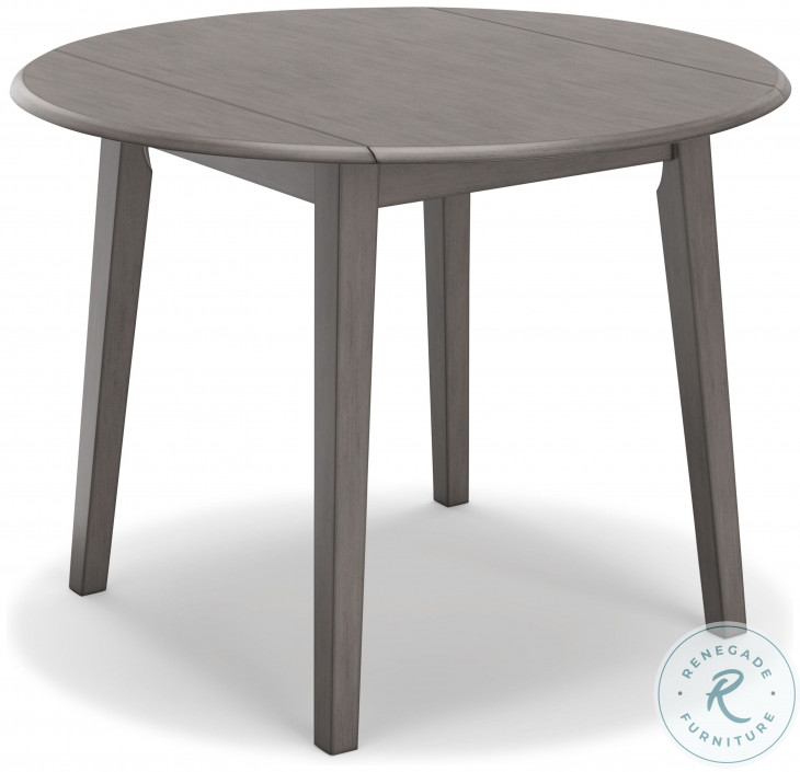 Shullden Gray Drop Leaf Dining Table From Ashley Furniture | Coleman ...
