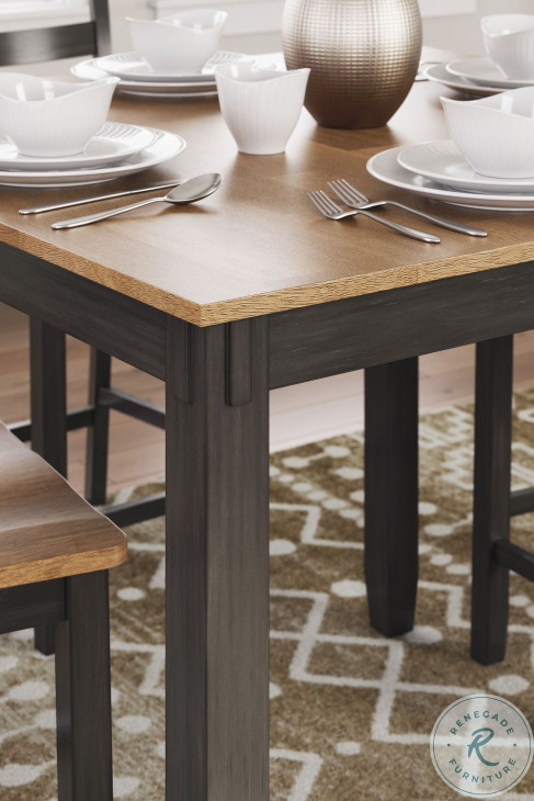 Gesthaven Natural And Brown 5 Piece Counter Height Dining Set From Ashley Furniture | Coleman ...