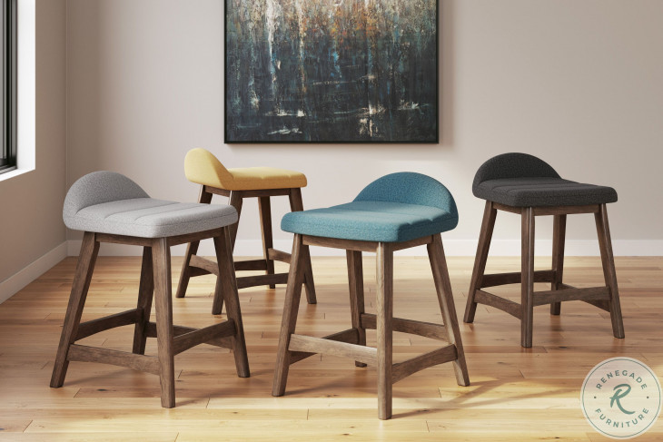 Lyncott Light Gray Bar Stool Set of 2 From Ashley Furniture | Coleman ...