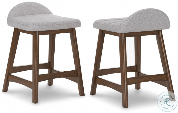 Lyncott Light Gray Bar Stool Set of 2 From Ashley Furniture | Coleman ...