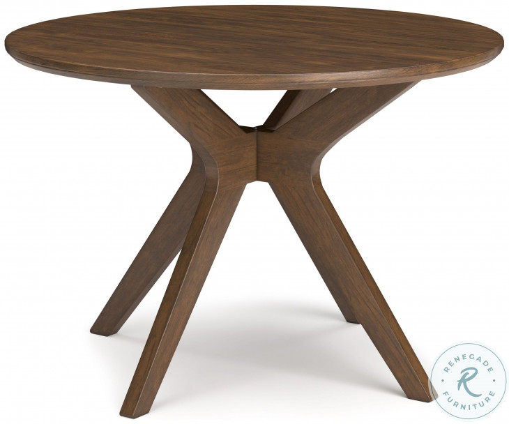 Lyncott Medium Brown Round Dining Table From Ashley Furniture | Coleman ...
