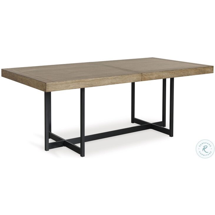 Tomtyn Light Brown Rectangular Extendable Dining Table From Ashley Furniture | Coleman Furniture