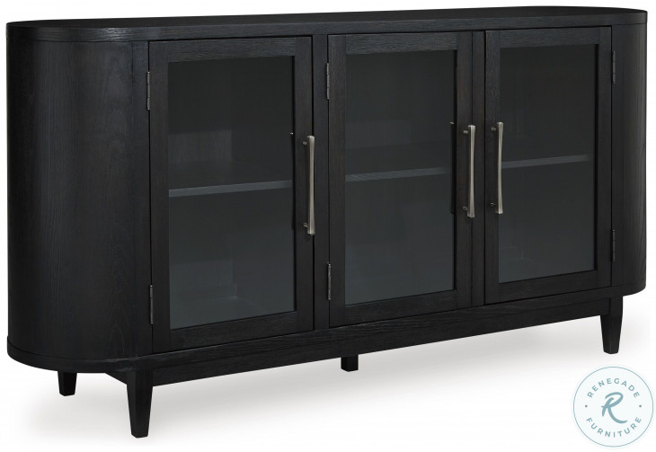 Rowanbeck Black Server From Ashley Furniture | Coleman Furniture