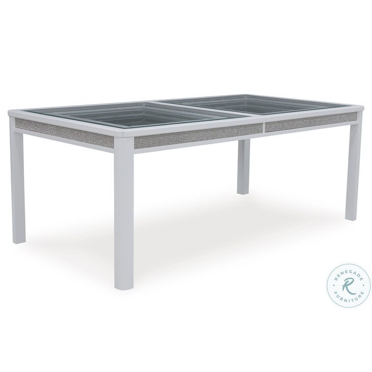 Chalanna White Extendable Rectangular Dining Table From Ashley ...