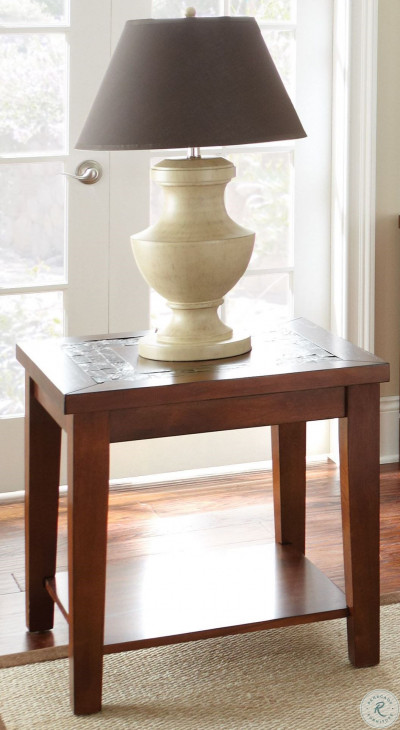 Davenport Medium Brown End Table from Steve Silver (DA150E) | Coleman ...