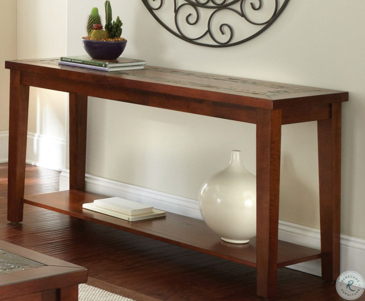 Davenport Medium Brown Sofa Table from Steve Silver (DA150S) | Coleman ...