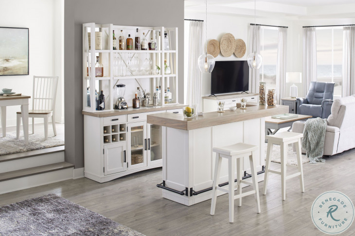 Nantucket Cotton Quartz Insert Bar Set From Golden Crest Home | Coleman ...