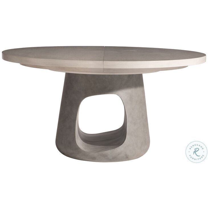 Sereno Lutra And Sasso Extendable Round Dining Table From Bernhardt Furniture | Coleman Furniture