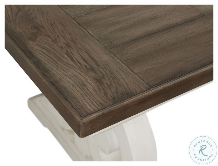 Drake Rustic White and French Oak Coffee Table From Intercon | Coleman ...