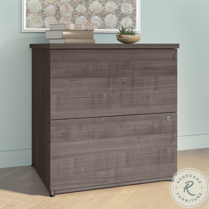 Universel Medium Gray Maple 28" Standard 2 Drawer Lateral File Cabinet ...