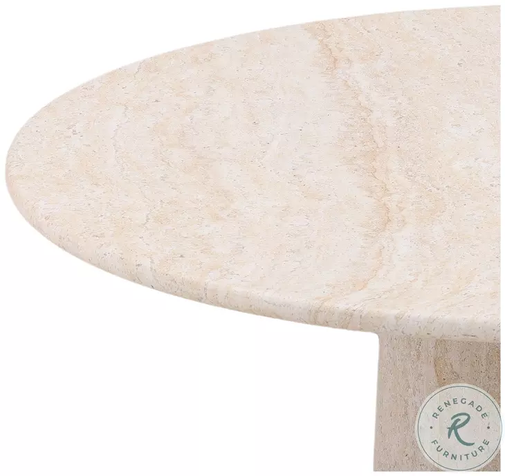 Trebo Faux Travertine Outdoor Coffee Table From Dovelle Home | Home ...