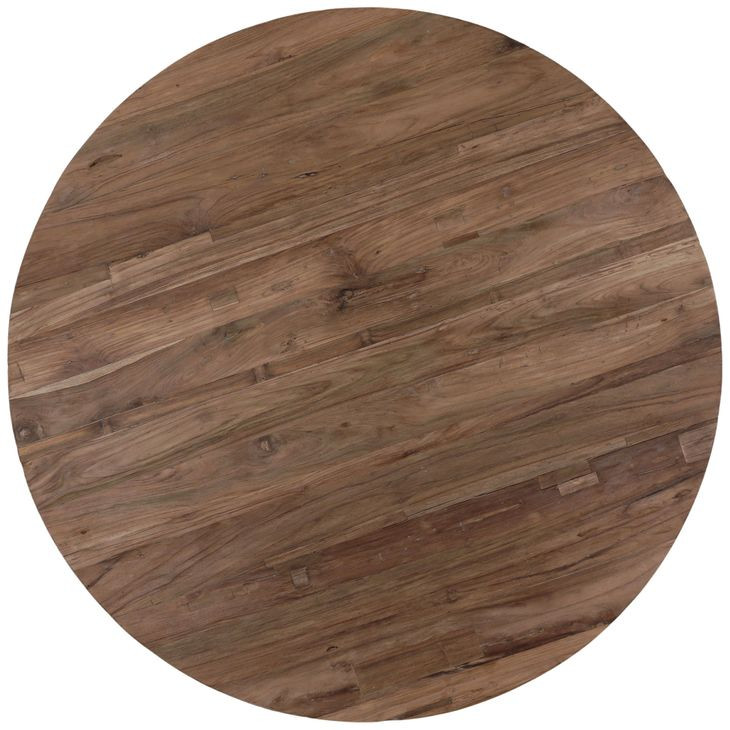Reyna Natural Round Coffee Table From Dovelle Home | Coleman Furniture
