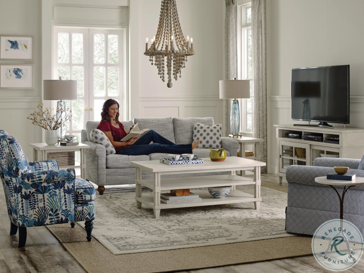 Grand Bay White Wayland Rectangular Coffee Table From American Drew | Coleman Furniture