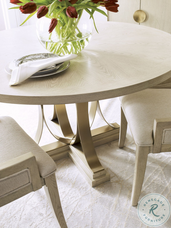 Lenox Plaza Alabaster Dining Table from American Drew | Coleman Furniture