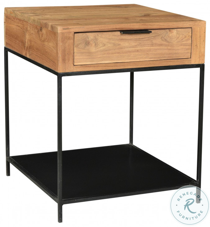 Joliet Natural Side Table from Moes Home | Coleman Furniture