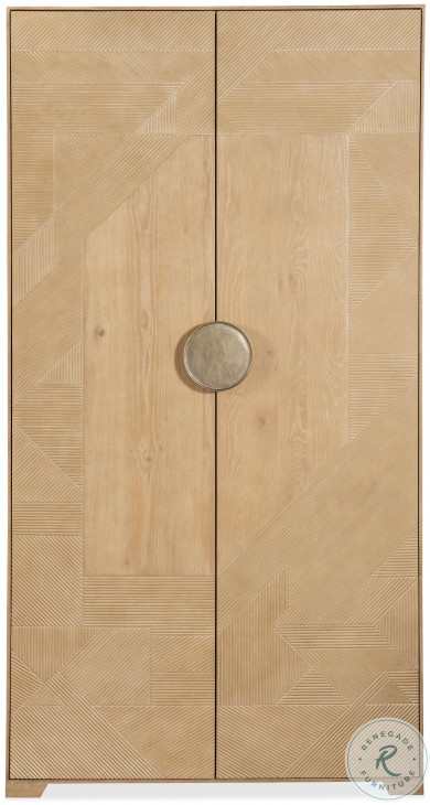 Retreat Light Brown Split Rattan Wardrobe From Hooker | Coleman Furniture