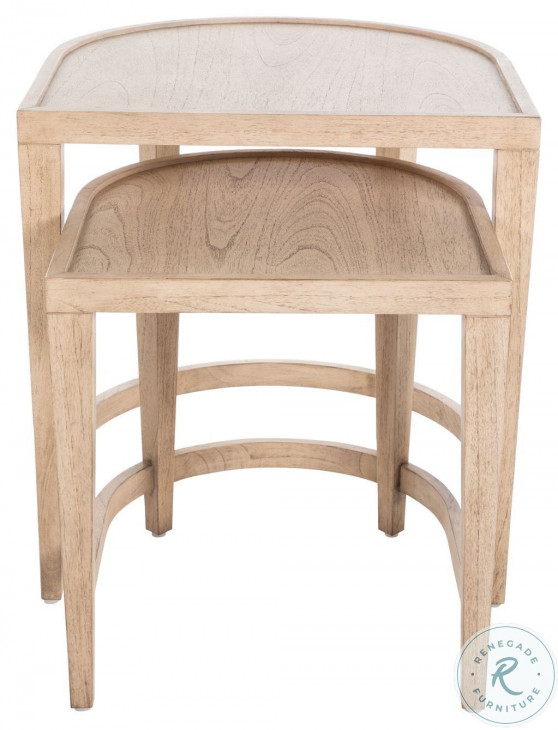 Dustin Blonde Natural Nesting Tables From Gabby | Coleman Furniture