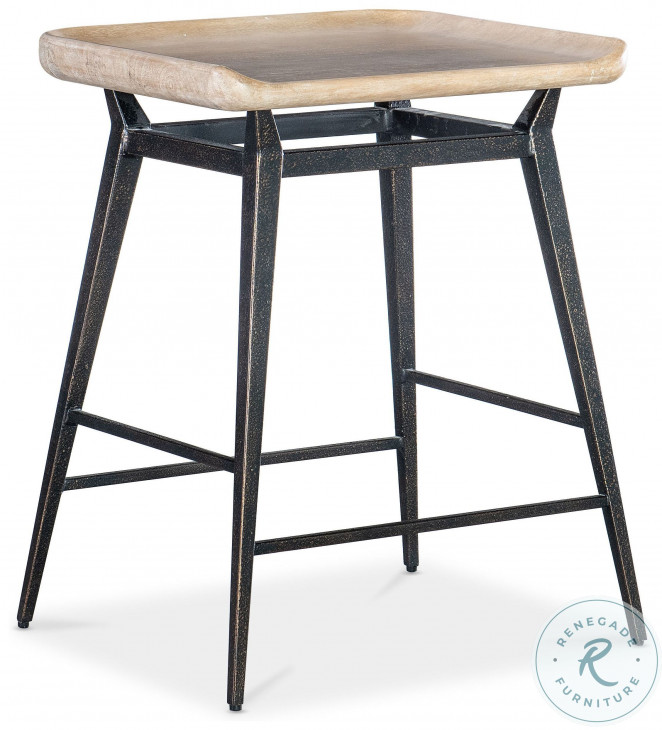 Retreat Light Brown Stool From Hooker | Coleman Furniture