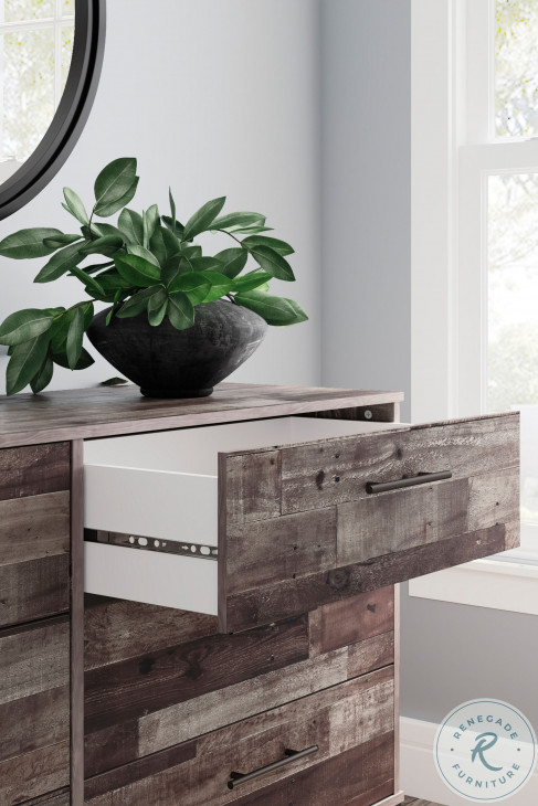 Neilsville Multi Gray 6 Drawer Dresser From Ashley Furniture | Coleman ...